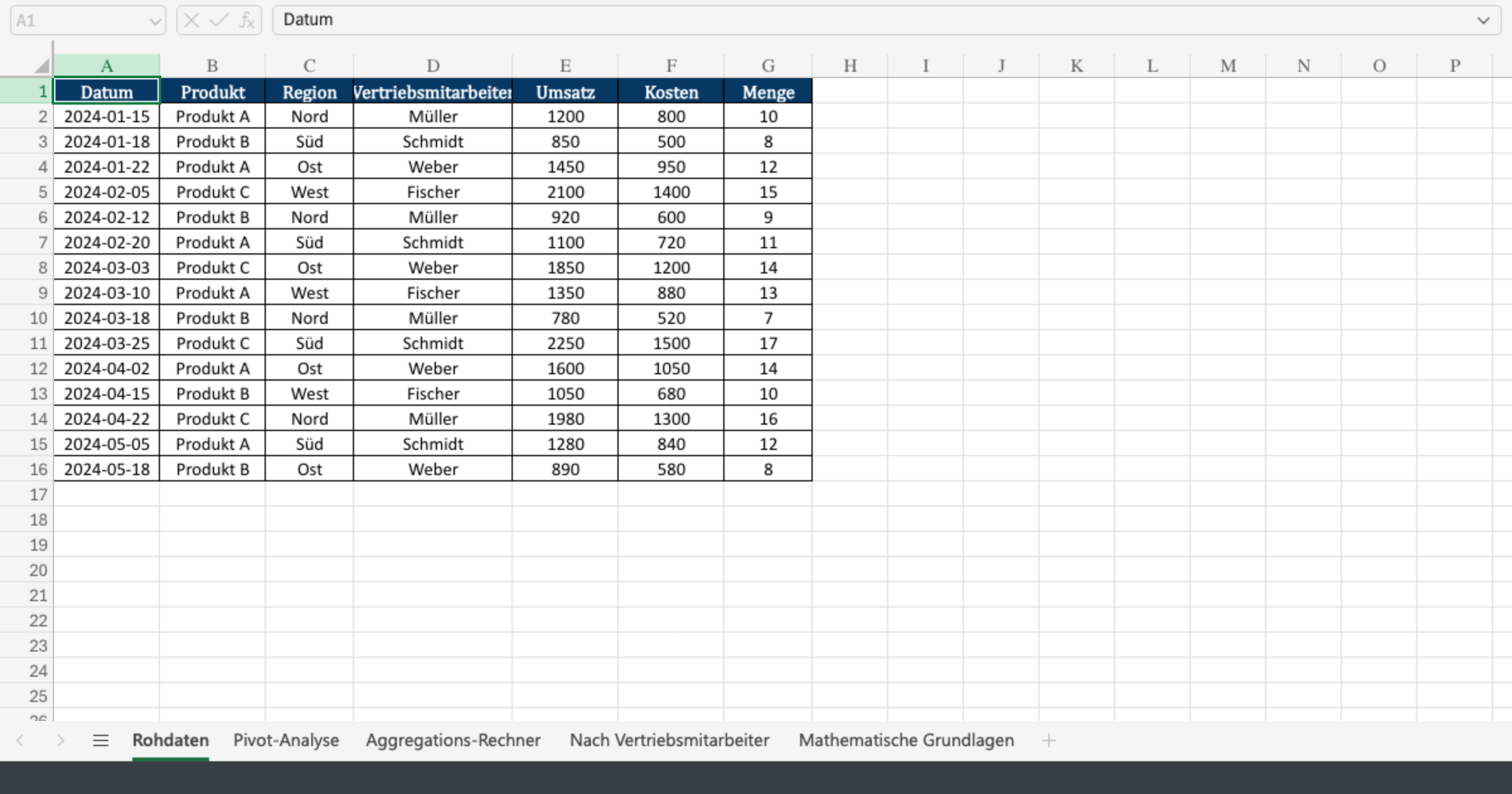 Pivot Tabelle erstellen: Excel Guide für Anfänger - WHK Controlling